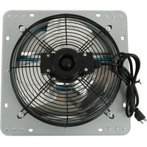 BENTISM 10'' Shutter Exhaust Fan for Home, Garage, Attic - Wall Mounted ...