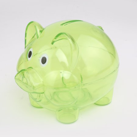 Transparent Plastic Money Saving Box Case Clear Cash Cash Saver Cartoon ...