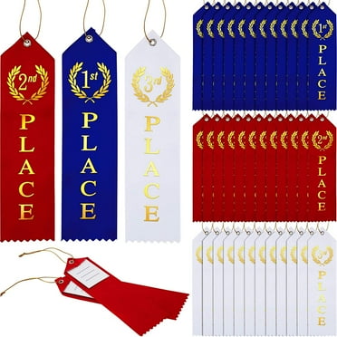 RibbonsNow Spelling Bee Award Ribbons 1st - 2nd - 3rd Place – 45 Total ...