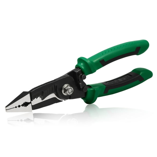 SPEEDWOX 6-In-1 Electrical Pliers Heavy Duty Wire Cutter and Wire ...