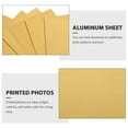 6pcs Sublimation Blanks Sublimation Metal Blanks Sublimation Sheets ...
