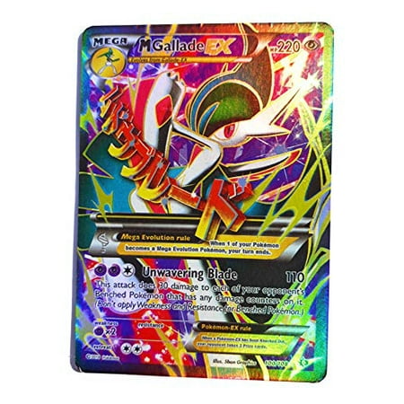 Pokemon - Mega-Gallade-EX (100/108) - XY Roaring Skies - Holo | Walmart ...