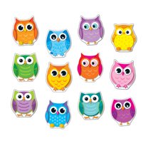 Carson Dellosa Colorful Owls Cutouts (36 cut-outs) - Walmart.com