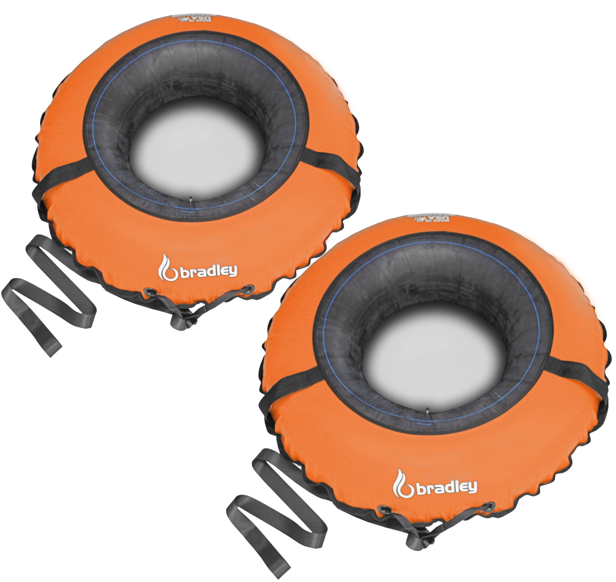 Bradley Bradley Snow Tubes with 50" Heavy Duty Cover | 2 Pack Inflatable Sledding Tubes ...