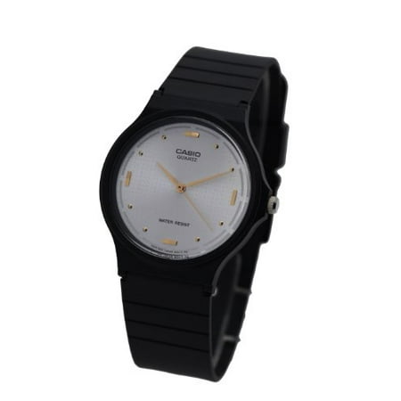 Casio Men's MQ76-7A1 Black Resin Quartz Watch with White Dial | Walmart Canada