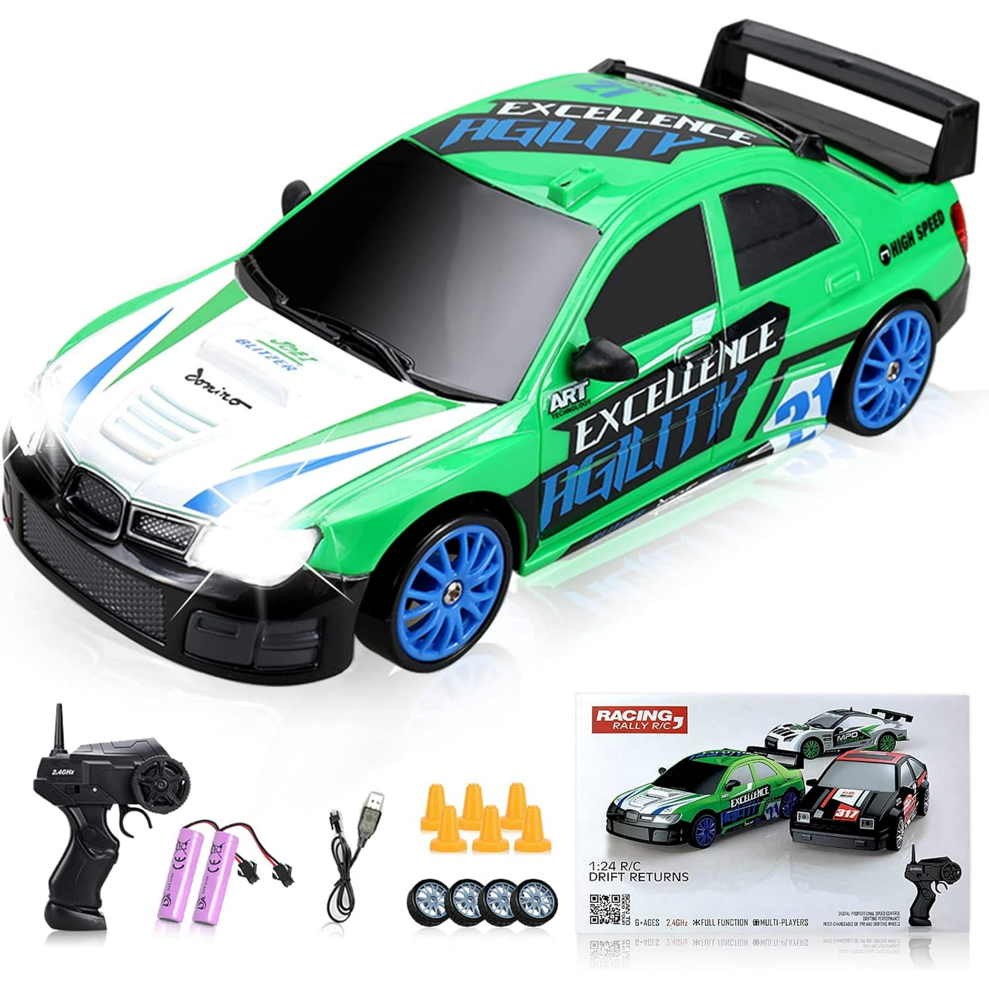 Click here for Aigia 1:24 Scale Remote Control Car Rc Drift Car 2... prices