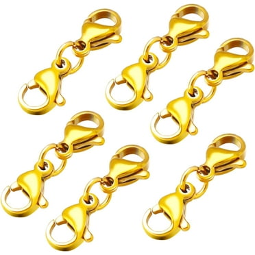 DIY.STORE 10Pcs Double Opening Shortener Clasp Necklace Clasp and ...