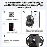 Miniso X15 Pro Open Ear Earbuds, Wireless IPX5 Waterproof Sports ...
