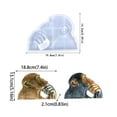 3D Thinking Monkey Figures Resin Mold Silicone Molds Artwork Mould for ...