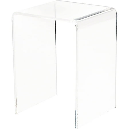 Plymor Clear Acrylic Vertical Square Display Riser, 4.5" H x 3" W x 3 ...