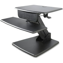 Kantek Desktop Sit-to-Stand Computer Workstation, Black - Walmart.com
