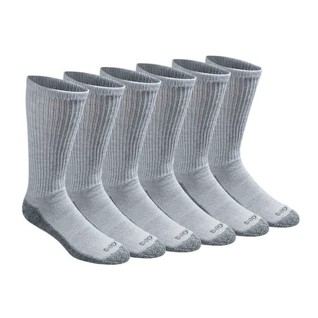 Dickies Men's Multi-Pack Dri-tech Moisture Control Boot-Length Socks ...