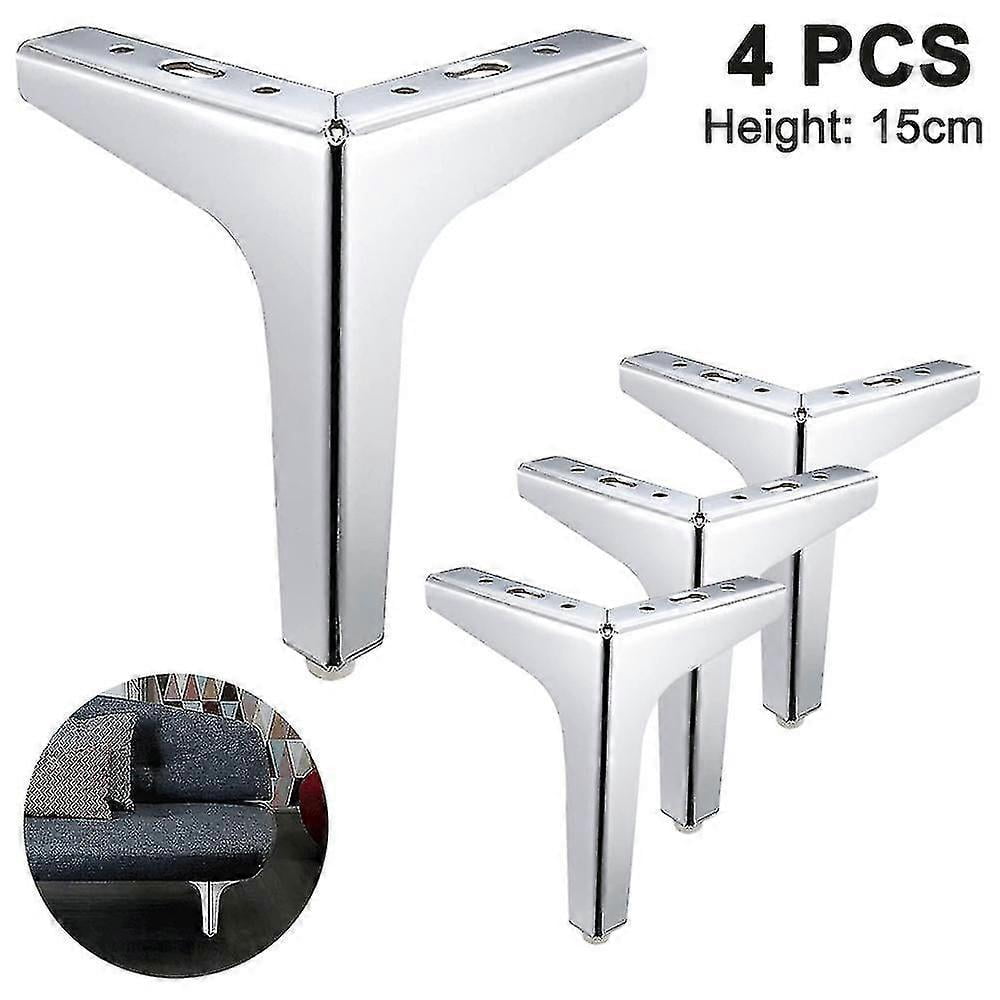 Paquete de 4 patas de metal para sofá, estilo moderno, patas de ...
