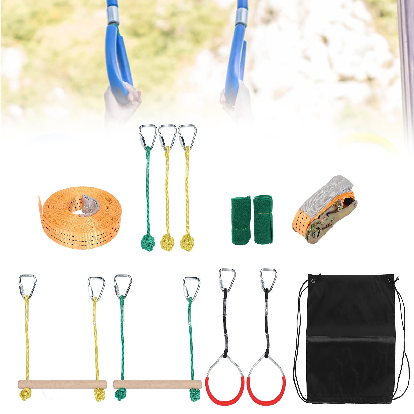 Ensemble de parcours d'obstacles LAFGUR, kit de ligne Slack équipement ...