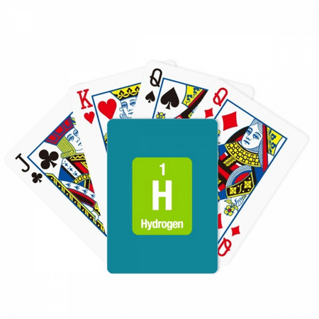 H Hydrogen Checal Element Science Poker Playing Magic Card Fun Board ...