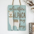 Alpaca My Bags Wall Art Decor - Cute & Humorous Illustration - Walmart.com