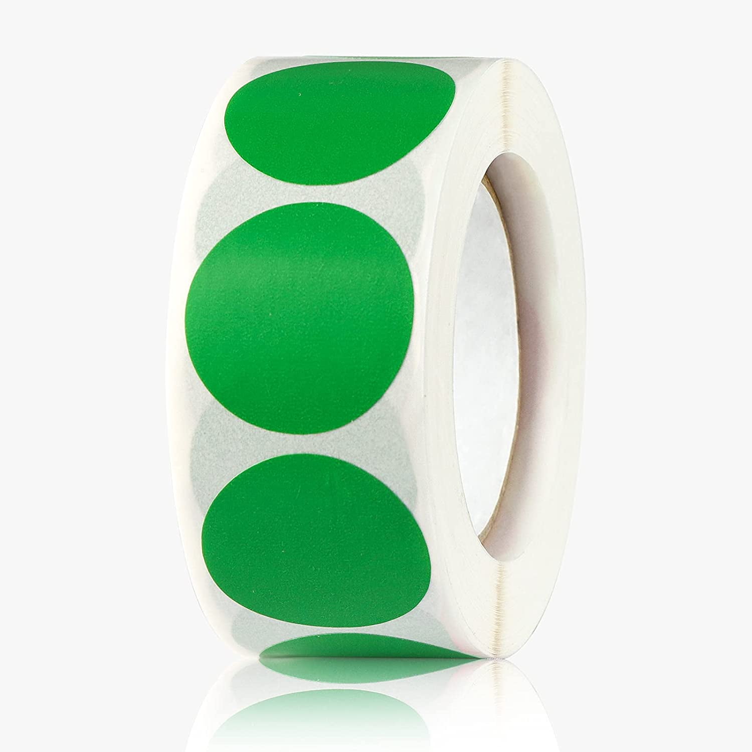 500 PCS 1\u201d Round Color Coding Circle Dot Sticker Labels on a Roll ...