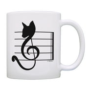 ThisWear Music Lovers Gifts Music Notes Mug Music Themed Gift Music ...