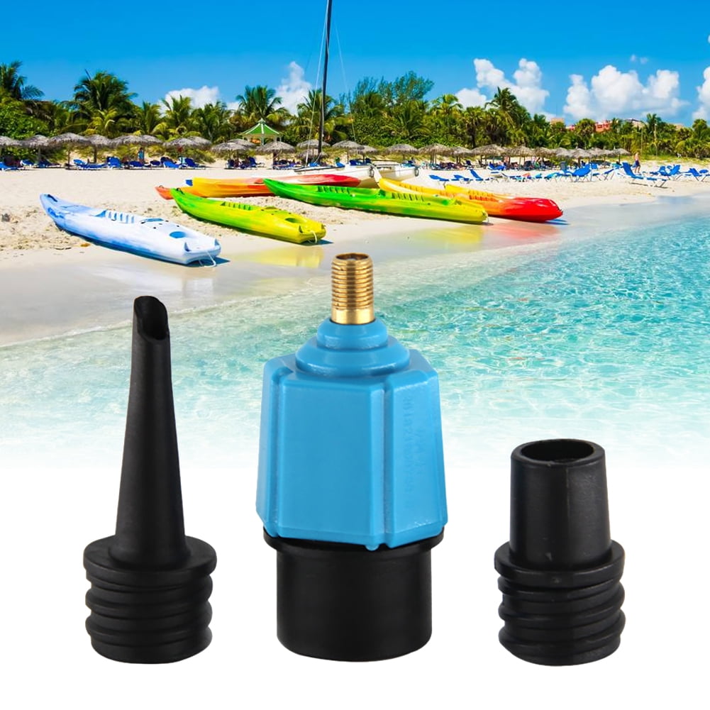 Inflatable Air Pump Valve Adapter Nozzle Rubber Boat Tire Compressor ...