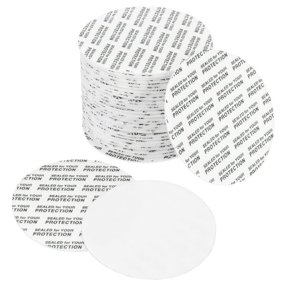 Uxcell 56mm / 2.2" Foam Lid Liner, 100 Pcs Adhesive Round PS Pressure ...