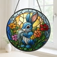 Spring Garden Scene Window Hanging – Glass Style Art - Walmart.com