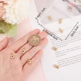 10Pcs Brass Micro Pave Clear Cubic Zirconia Charms with Jump Rings Long ...