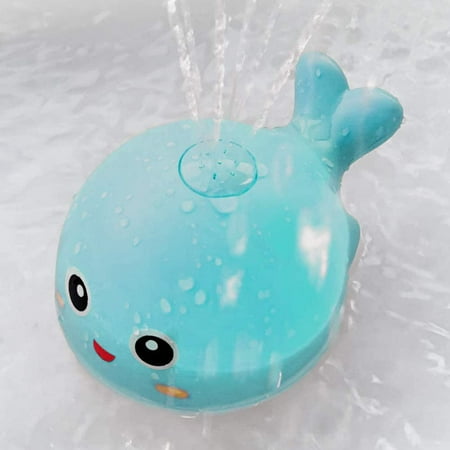 Baby Bath Toy Cute Whale Automatic Water Spray Toy Induction Water ...