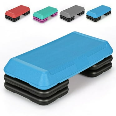 Costway Fitness Aerobic Step 29'' Club Cardio Adjust Exercise Stepper w ...