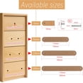 6 Pack Leather Drawer Pulls 3.7 Inch Cabinet Handles with Screws Faux ...