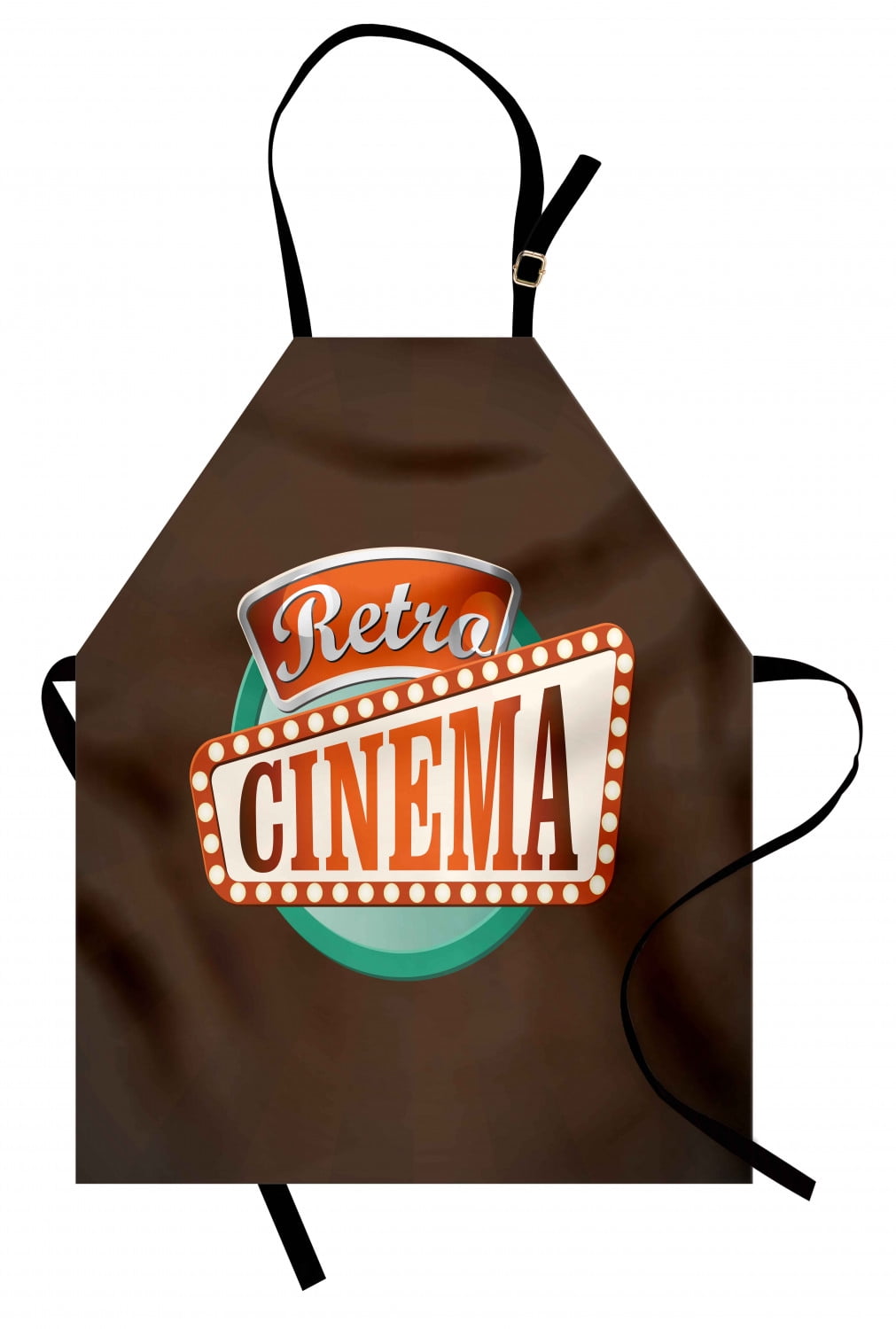 Movie Theater Apron Retro Style Cinema Sign Design Film Festival ...