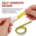 2 Rolls Self Adhesive Measuring Tapes Measurement Tape Peel And Stick ...