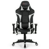 Goplus Massage Gaming Chair Reclining Swivel Racing Office Chair w ...