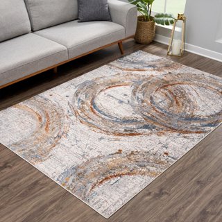 Milan Circles within a Circle Pattern Rug - Walmart.com
