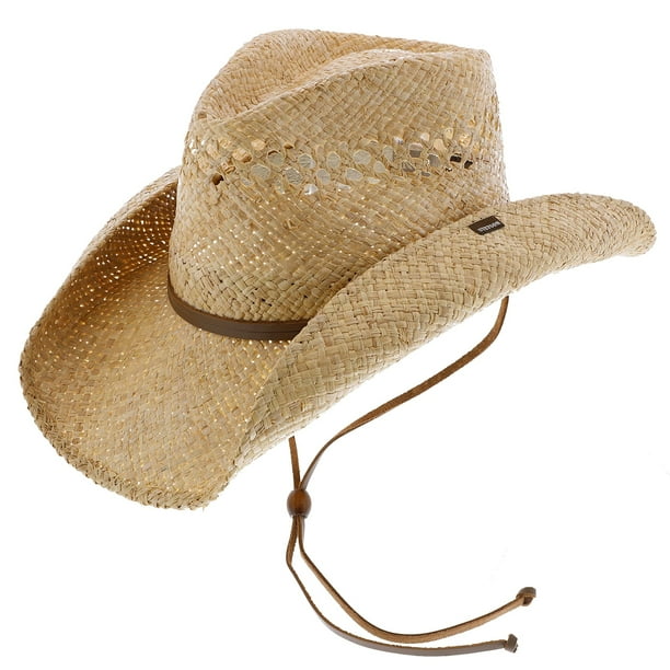 Bridger - Stetson Vented Raffia Straw Cowboy Hat - TSBRGR - Walmart.com