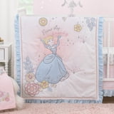 Disney Sweet Princess Cinderella 3 Piece Crib Bedding Set - Walmart.com