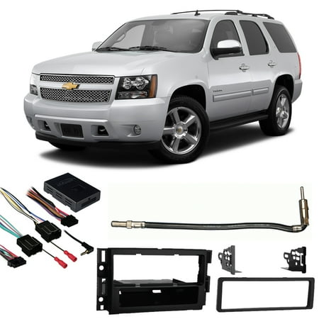 Fits Chevy Tahoe 2007-2014 Single DIN Stereo Harness Radio Install Dash ...