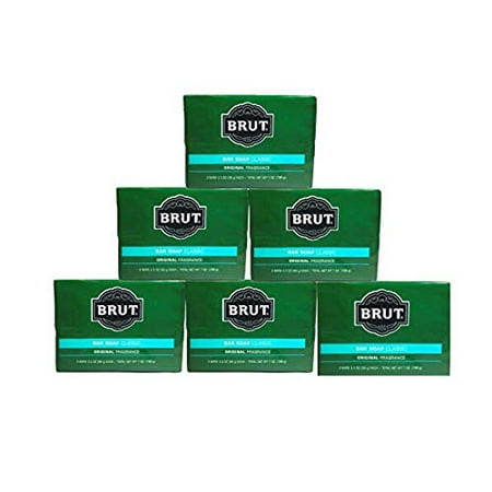 Brut Bar Soap Classic, Original Fragrance, 3.5 Ounce, 2 Count (Pack of ...