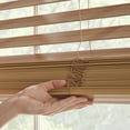 Better Homes & Gardens 2 Inch Faux Wood Cordless Window Blinds Oak 34 W ...