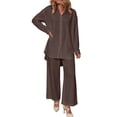 Gytharion Summer Casual Outfits for Women Lapel Button Down Long Sleeve ...