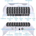 Keyboard Handle Bluetooth-compatible 3.0 for PS5 Gamepad Mount Mini ...