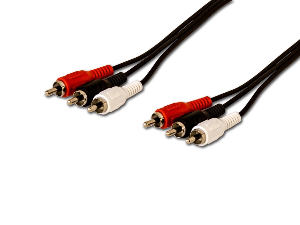NavePoint 3-RCA Male to 3-RCA Male Audio Video Component Cable for HDTV ...