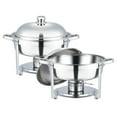 5 Quart 2 Pack Chafing Dish Set Stainless Steel Buffet Chafers for Parties More - Walmart.com