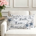 Blue Texas Star Pillow Covers Set of 2, Vintage Berry Faith Love Home ...