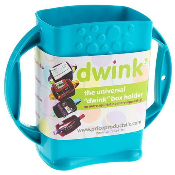 Dwink Universal Juice Pouch Milk Box Holder (Teal) - Walmart.com ...