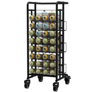 Lifetime Table Cart with Heavy Duty Steel, Black Sand Finish, 80193 ...