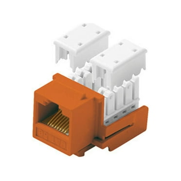 Steren Cat5e Keystone Jack 90 Degree RJ45 Blue | Enhanced Performance ...