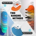 livhil Hat Organizer for Baseball Caps 2Pack Wall Mount with Adhesive ...