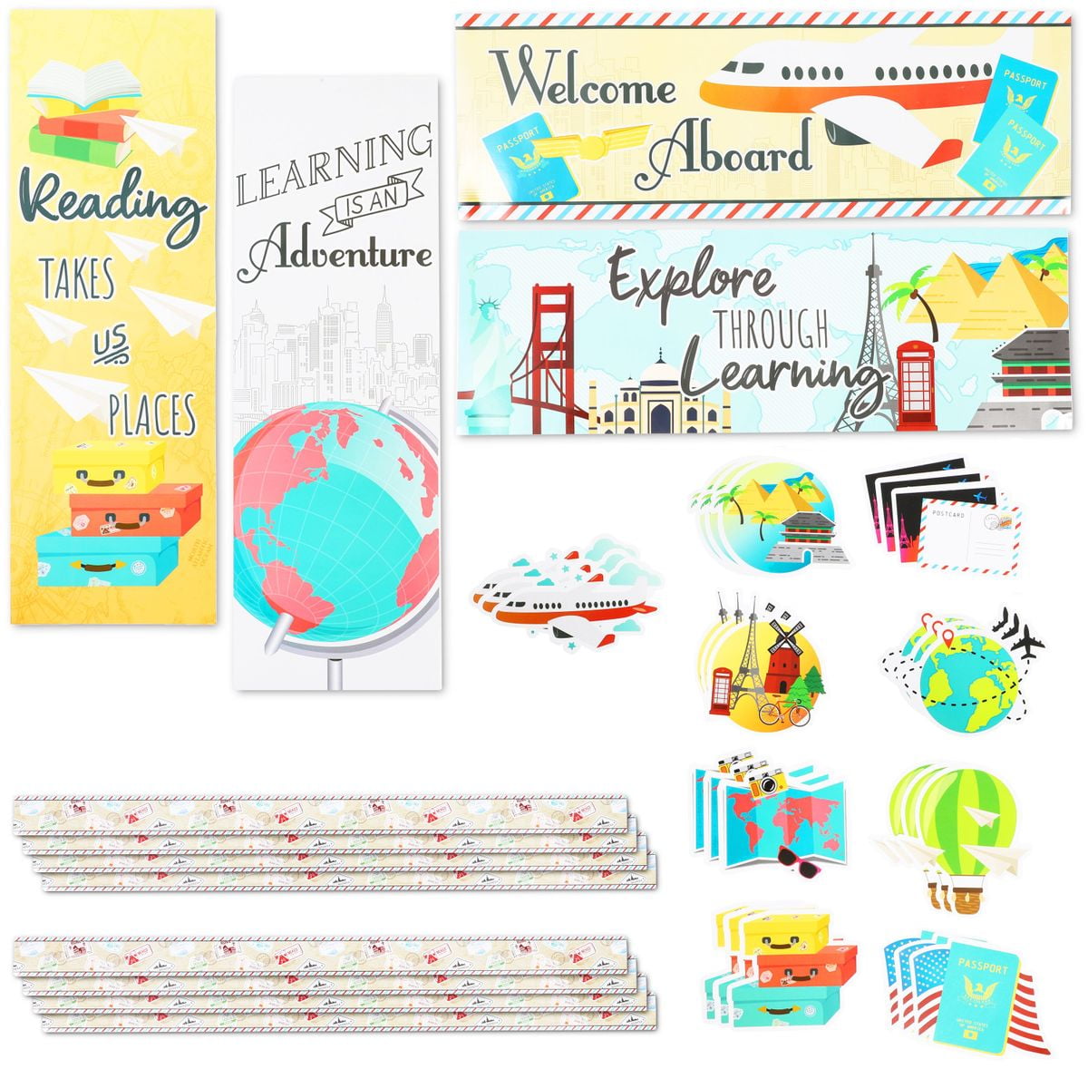 42-Pc Travel Themed Classroom Decoration Set Australia | Ubuy
