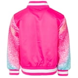 Barbie Varsity Bomber Jacket Logo Little Kid to Big Kid - Walmart.com
