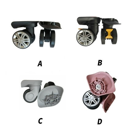 2 Pieces Suitcase Wheels Replacement Luggage Case Caster Organizer ...